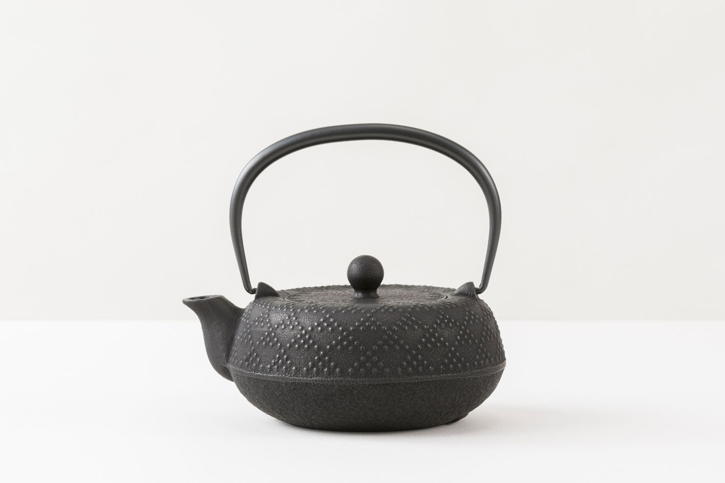 Teapot 5-type Lattice Arare Black