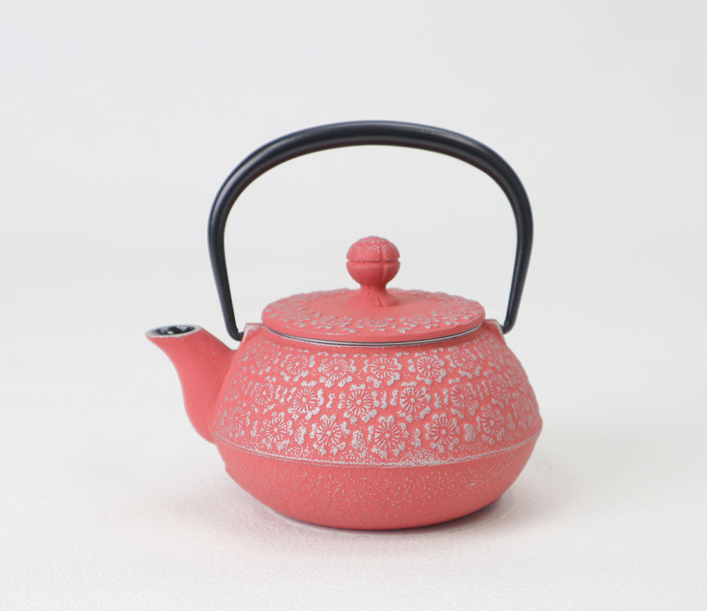 Teapot Type 3 Sakura Silver/Salmon Pink